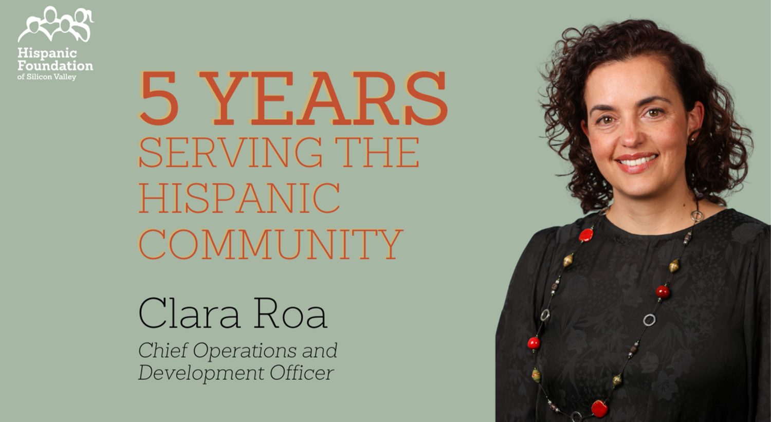 Clara's 5th work anniversary - Hispanic Foundation of Silicon Valley